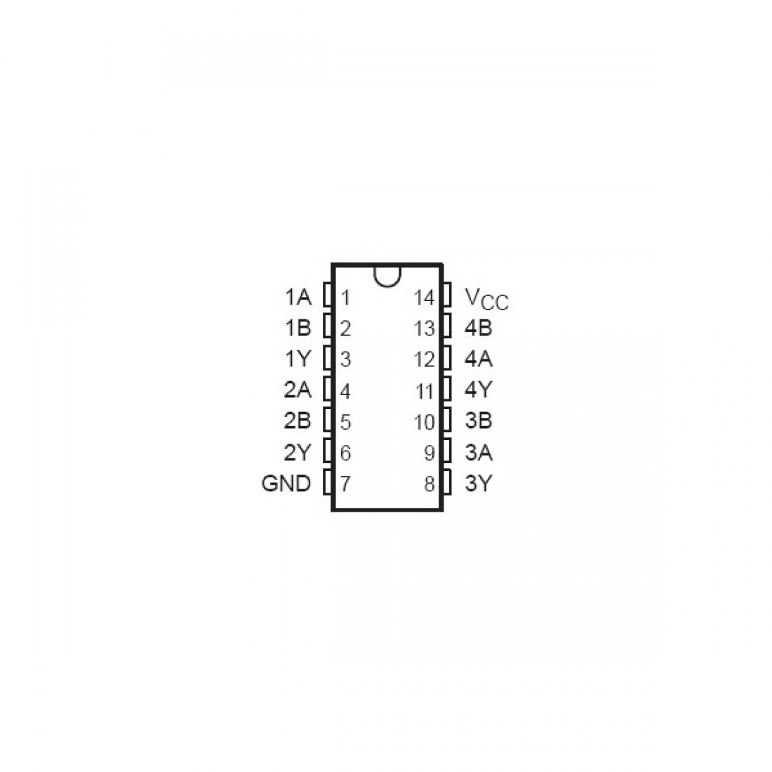 Buy IC 7400 - Nand Gate Online In India. Hyderabad