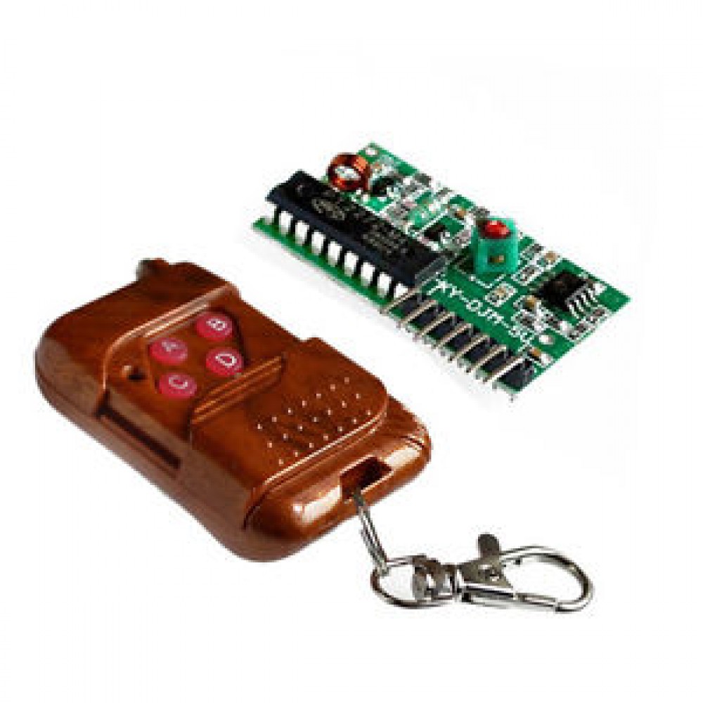 Buy 4CH IC 2262/2272 Key 315MHZ Wireless Remote Control Receiver Module ...